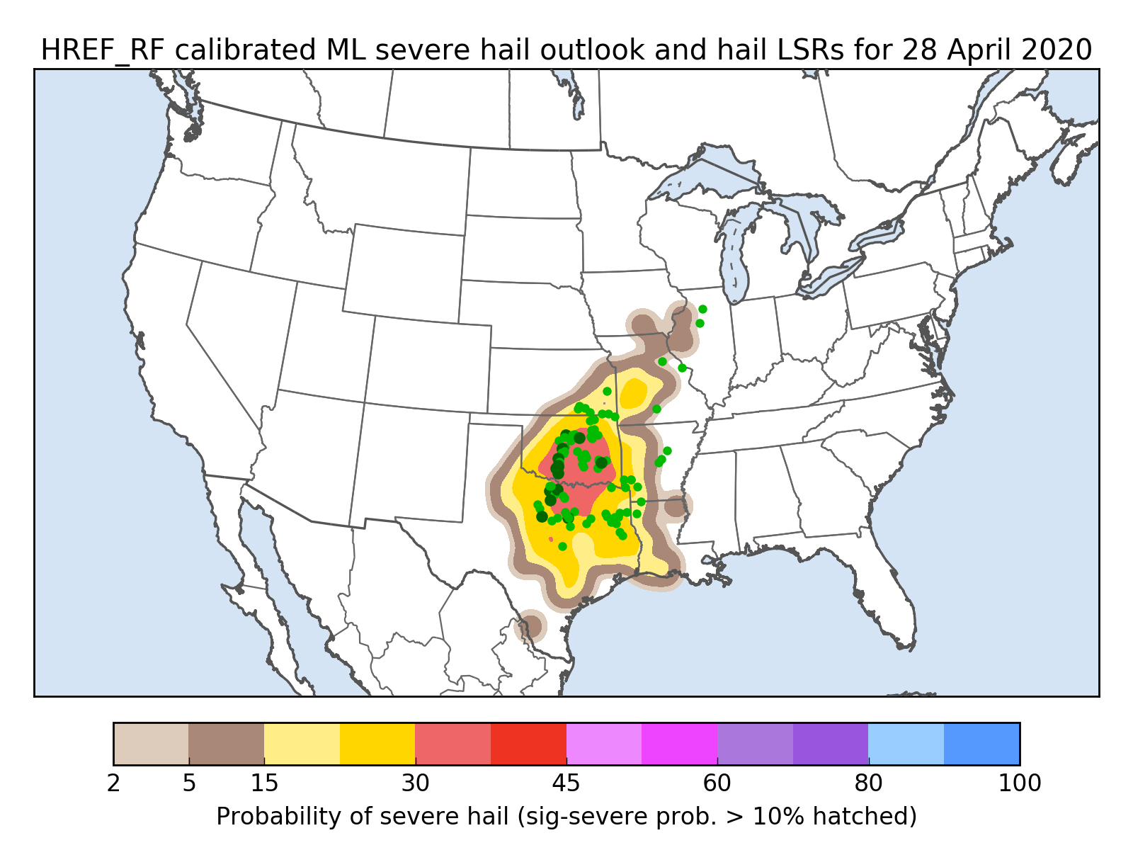 Experimental Severe Hail Forecasts
